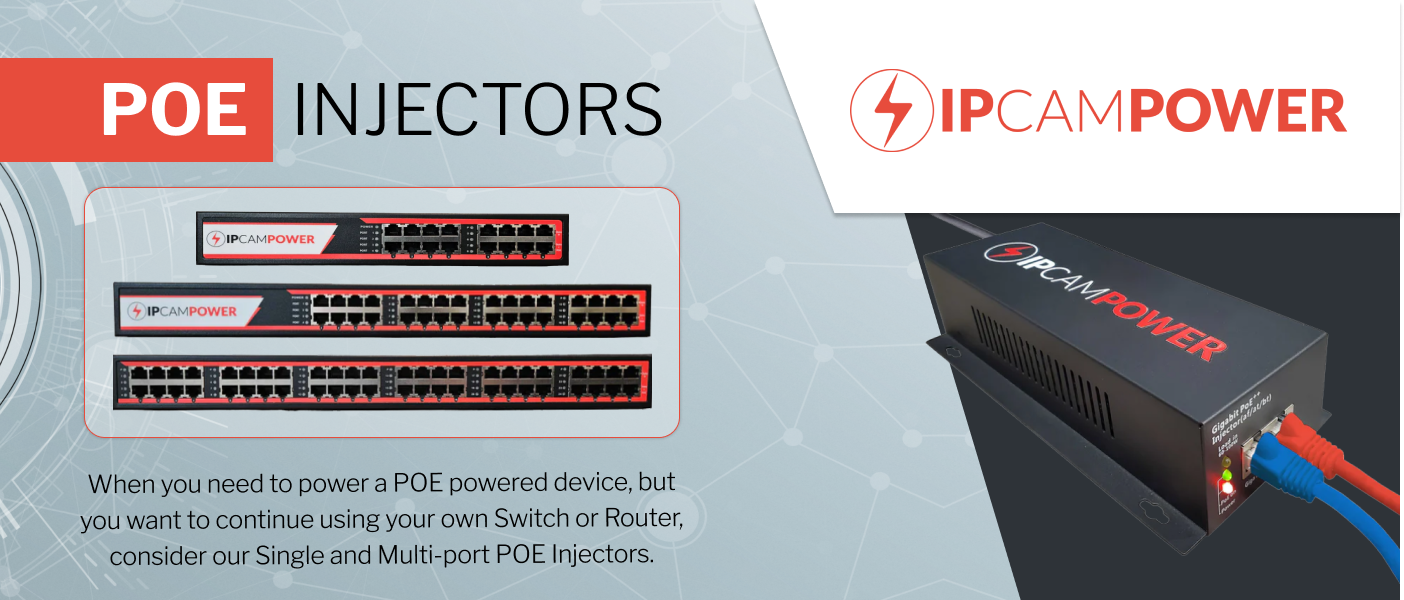 POE Injectors — IPCamPower