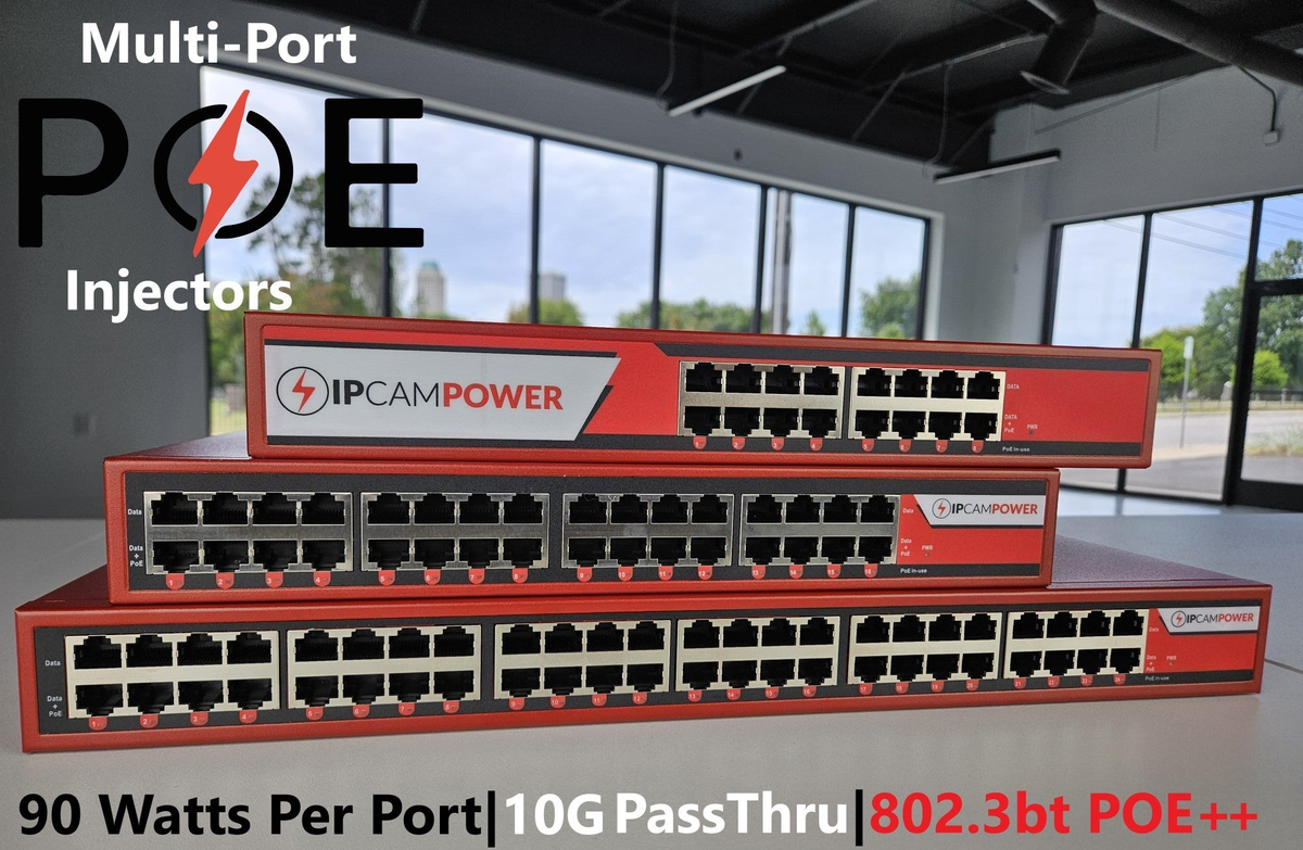 Multi Port POE Injectors — IPCamPower
