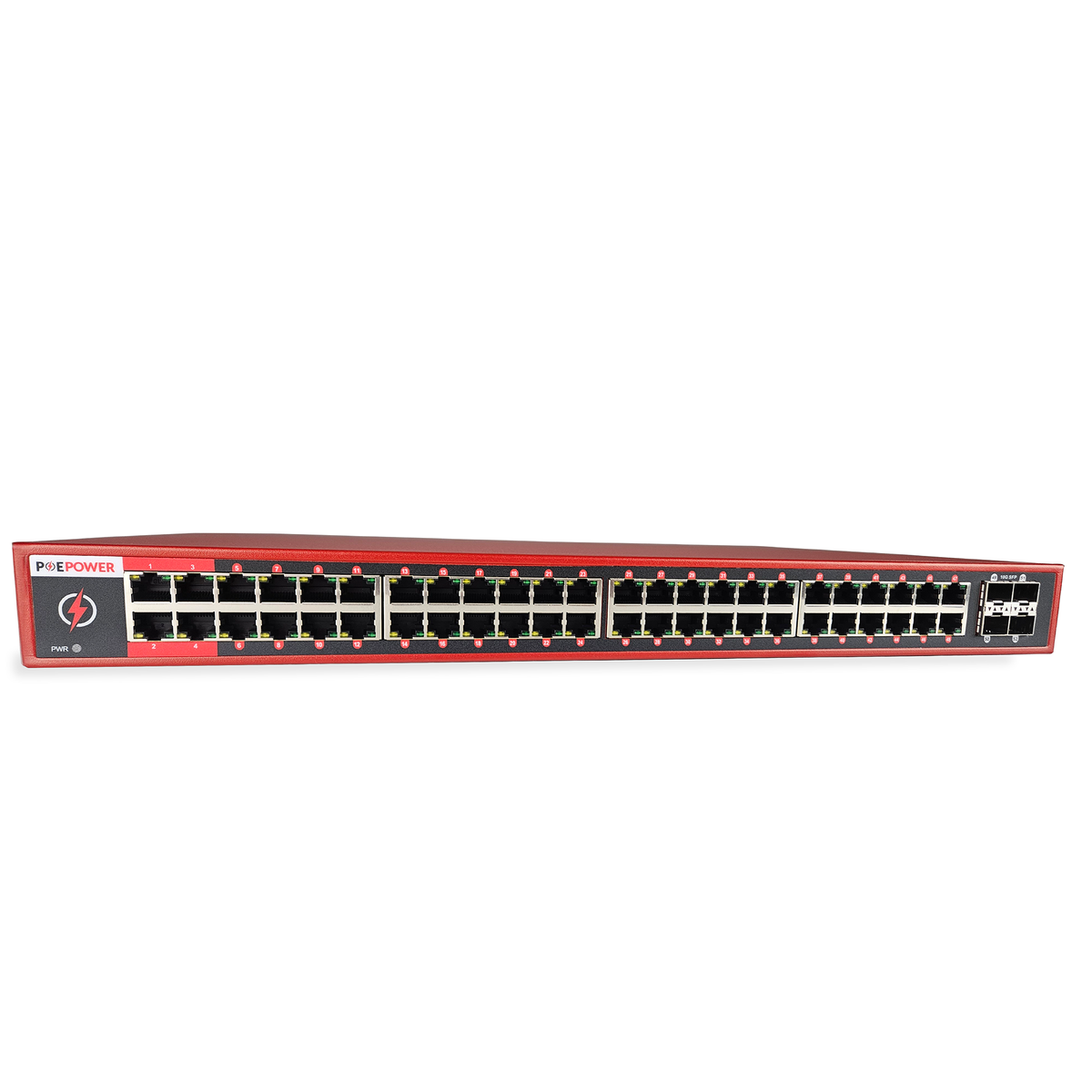 48 Port Gigabit Unmanaged POE Switch, 90W POE++ Ports 1-4, 30W POE+ Po ...