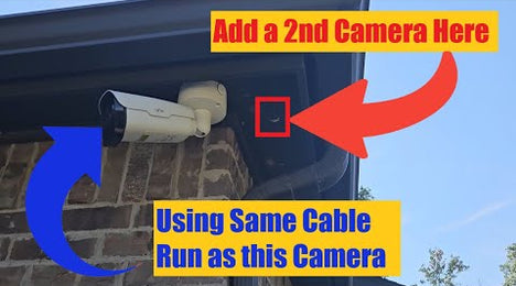 IPCamPower POE Combiner Splitter Adapter, Run 2 IP Cameras on 1 Cable