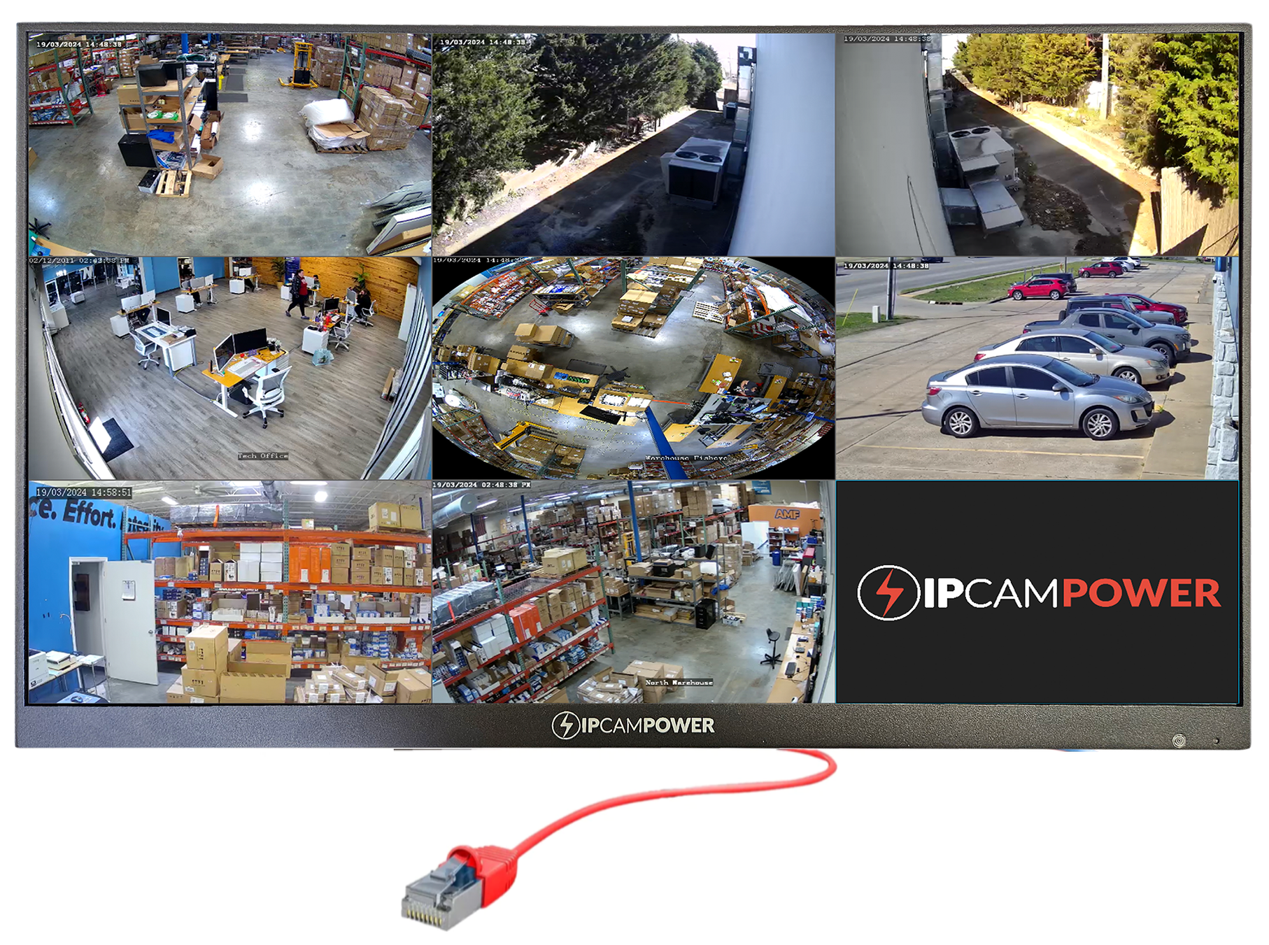 IPCamPower POE Switches and Devices for IP Cameras